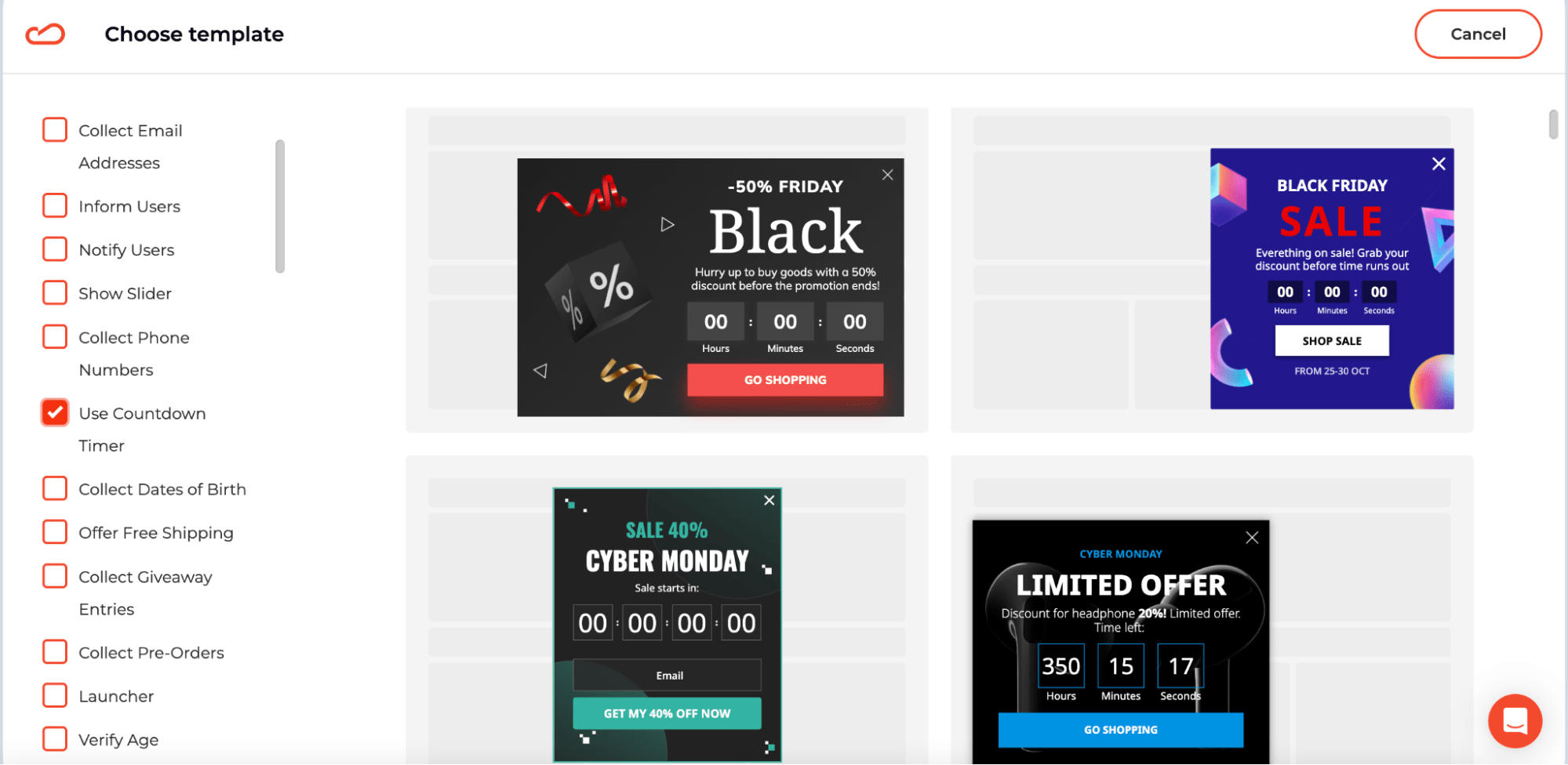 Relative Countdown Timer: New Claspo Feature — Claspo.io